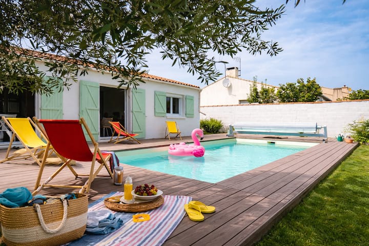 Jolie Maison Rénovée Avec Piscine - Les Sables 8 P - Olonne-sur-Mer
