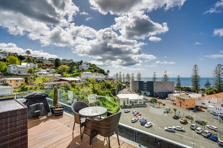 Seabreeze Penthouse - Napier Holiday Apartment - Napier