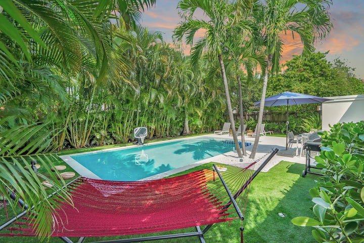 Zen Den: Wilton Manors, Htd Pool,bbq,near Beach - Fort Lauderdale, FL