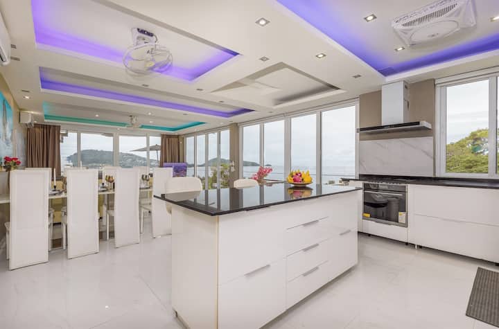 Sawansa 33b 425m2 Luxury Seaview W/pool Near Beach - Patong Beach