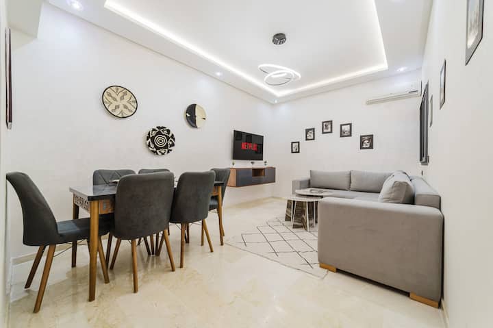 Appartement Neuf Piscine & Parking, Gueliz Centre - Marrakesh