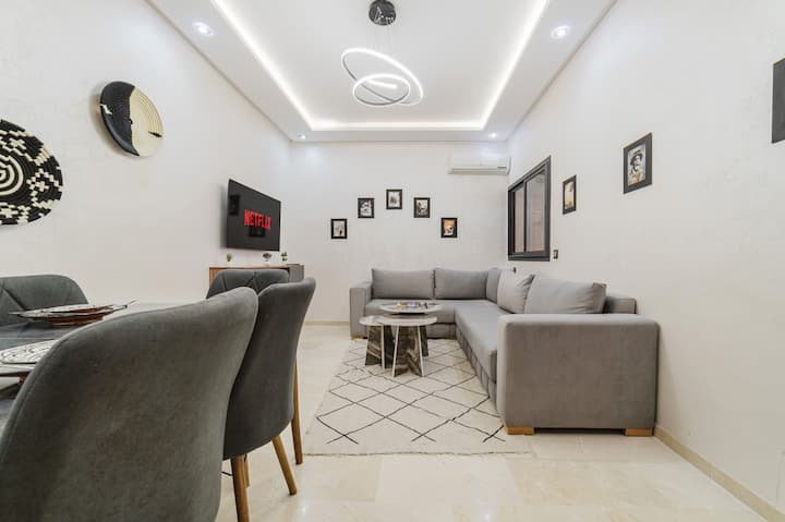 Appartement Neuf Piscine & Parking, Gueliz Centre - Marrakesh