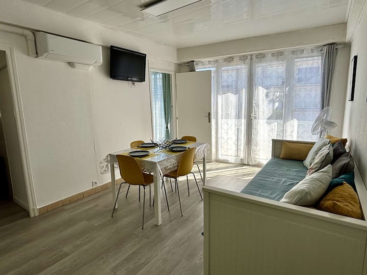 Appartement 2 Pièces Avec Climatisation - Plage de Collioure (Les pêcheurs)