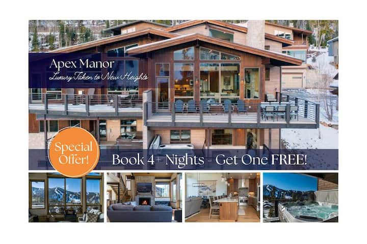 Apex Manor | Sleeps 12 | Pano Mtn View | Hot Tub - Winter Park, CO