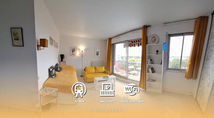 Studio Lumineux Avec Balcon - Métro | Le Belvédère - Vincennes