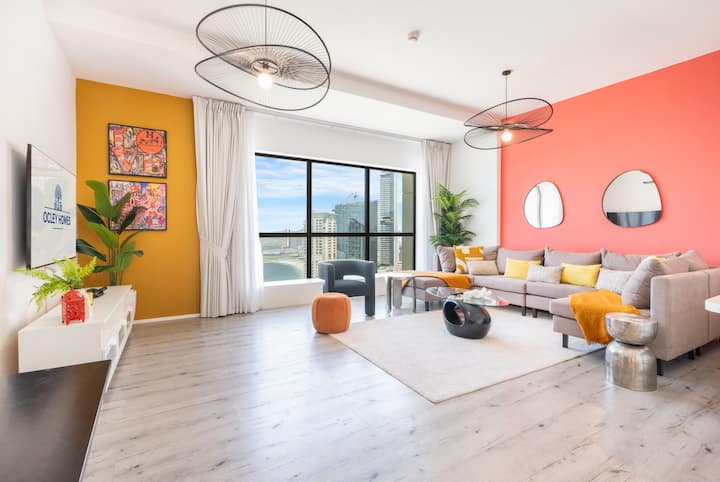Stylish 4br Home Steps Away From Jbr Beach - Dubai Marina