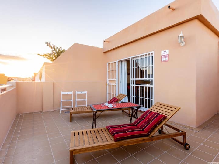 3a Penthouse Abrigos, Wi-fi Et Terrasse - Aéroport de Ténérife Sud (TFS)