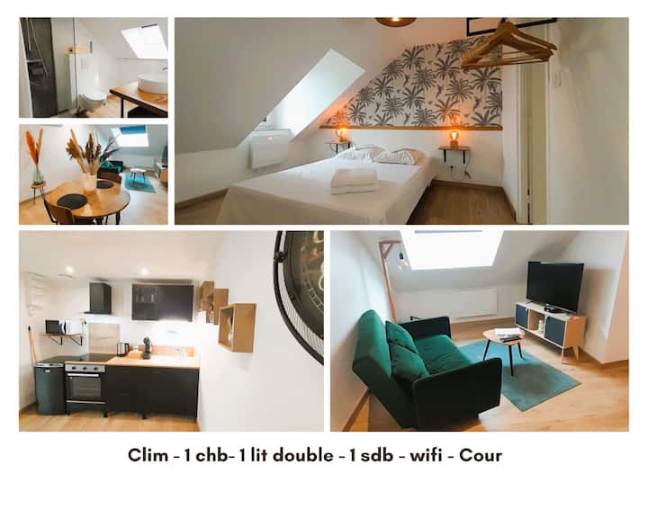 Bryas 3 -Clim-wifi-cour-1chb Double - Châteauroux