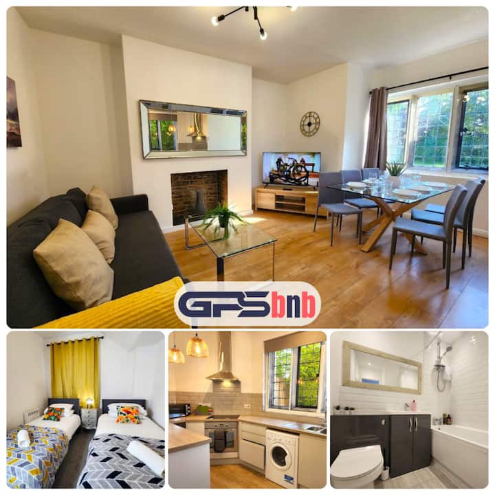 Manor House-modern 2-bed- Parking, Wi-fi, Location - Bicester