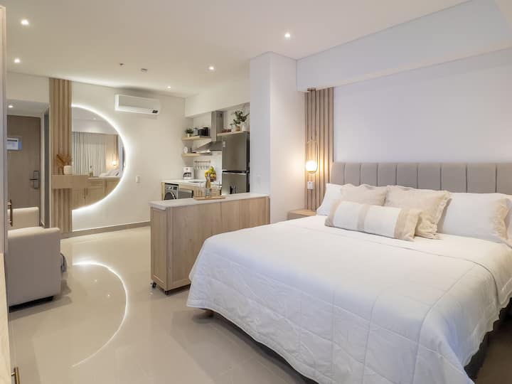 Cb1532 Luxury Studio Apartment In Cartagena Beach - Cartagena de Indias