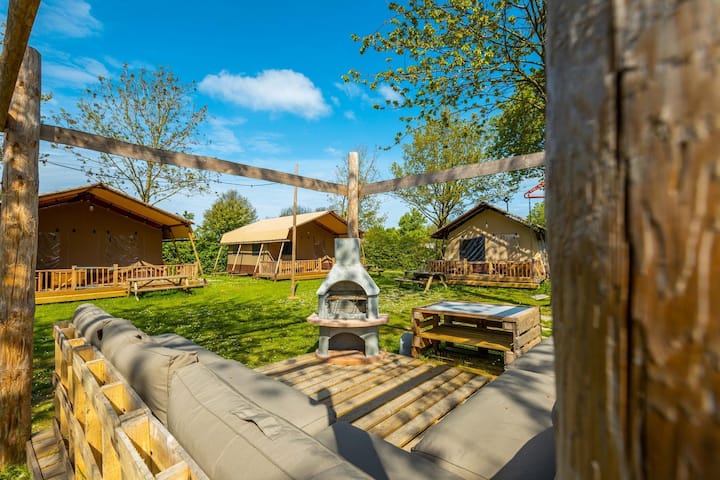 Glampingtent Kompact 2 | Europarcs Molengroet - Egmond aan Zee