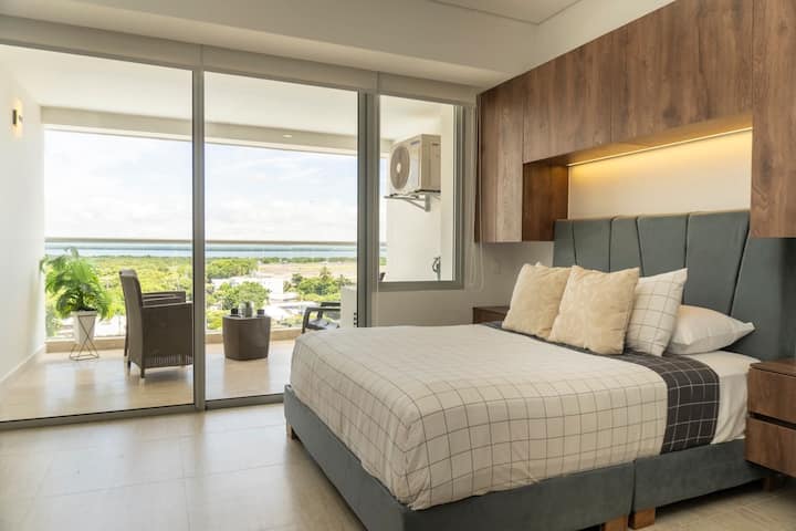 Cb931 Comfortable Suite In Crespo 2min Airport - Cartagena