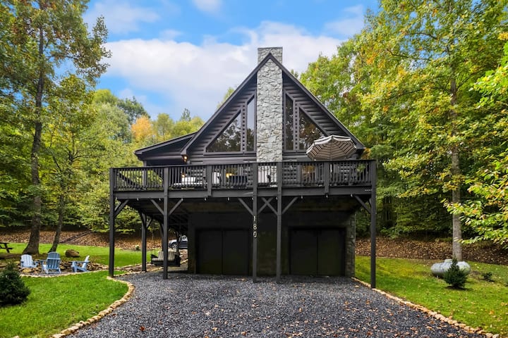 Charming Creekside Cabin In Todd - West Jefferson, NC