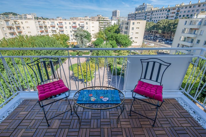 Bright Flat Close To The Beach - Calanques de Marseille