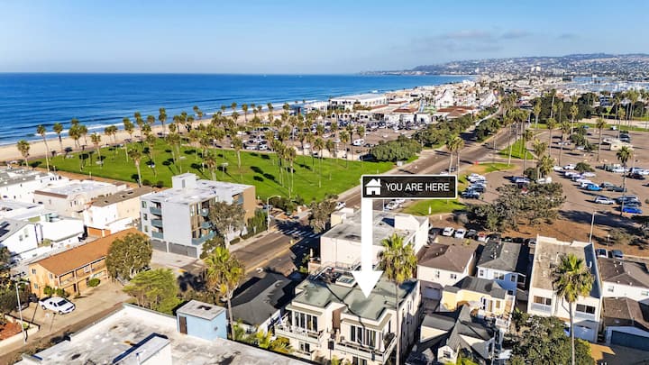 One Block To Mission Beach And Belmont Park! - Mission Beach - San Diego