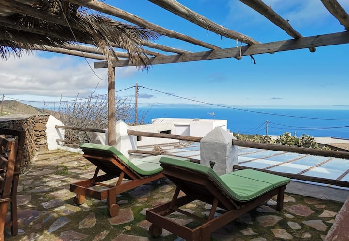 Belle Maison Rurale Avec Vue Sur La Mer, Terrasse - El Hierro