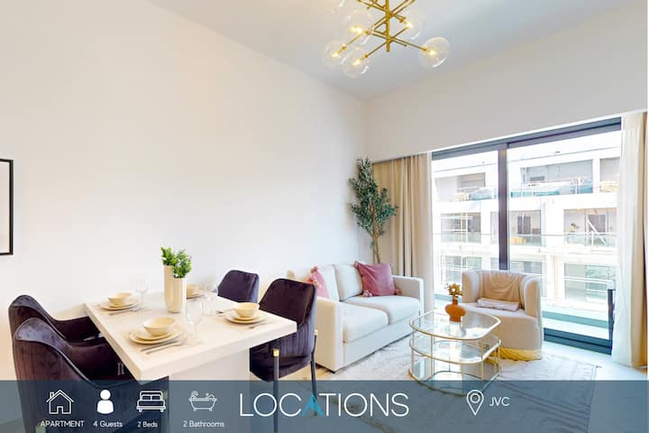Oxford 212 - Glamorous Two Bedroom In Jvc - Dubai