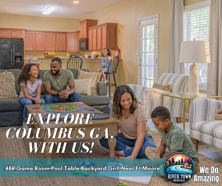 4br•2400sf•game Room•pooltable•grill•near Ft Moore - Columbus, GA