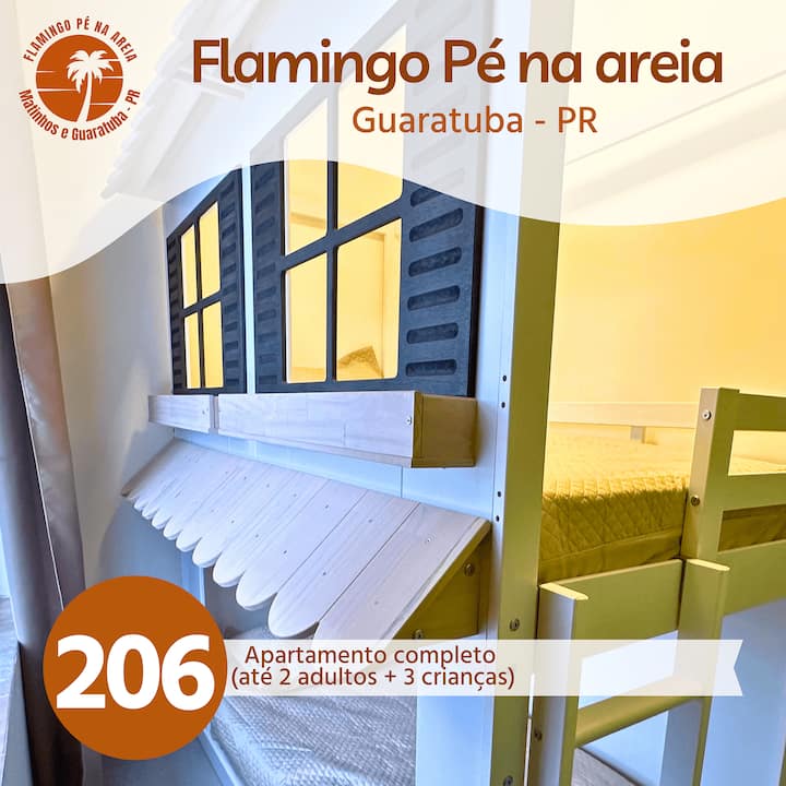 Flamingo Guaratuba 206 - 100m Da Praia - Vista Jar - Guaratuba