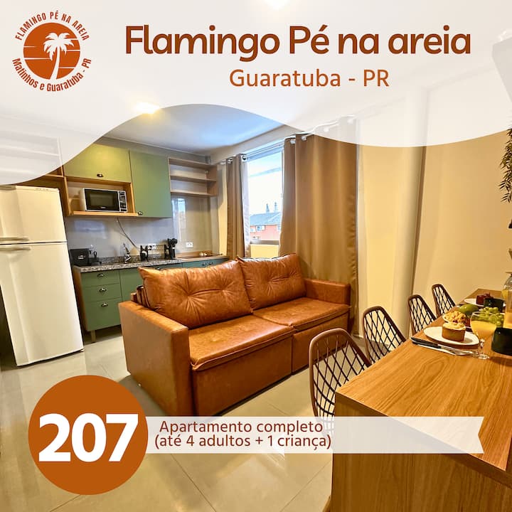 Flamingo Guaratuba 207 - 100m Da Praia - Vista Mar - Guaratuba