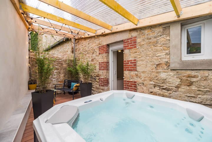 Charmant Duplex Avec Jacuzzi, Guingamp Centre - Guingamp