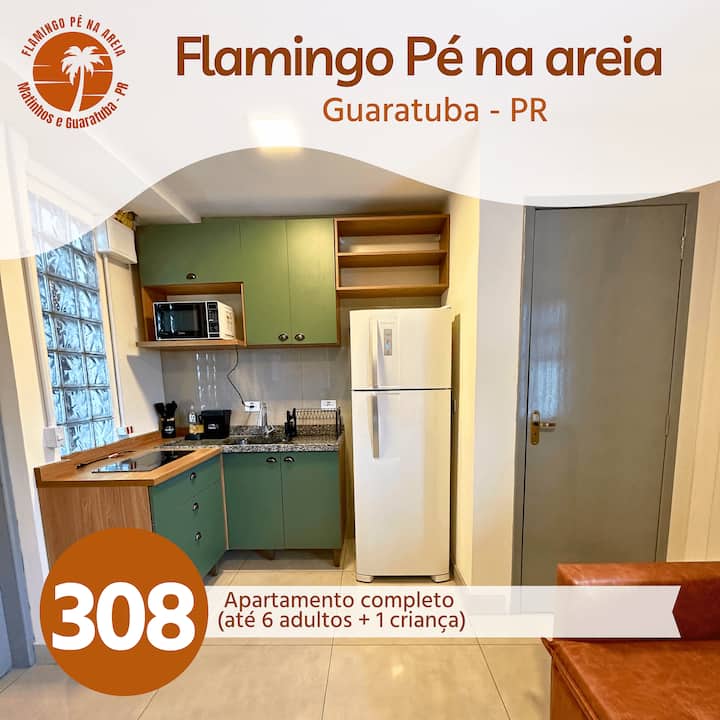 Flamingo Guaratuba 308 - 100m Da Praia - Vista Jar - Guaratuba