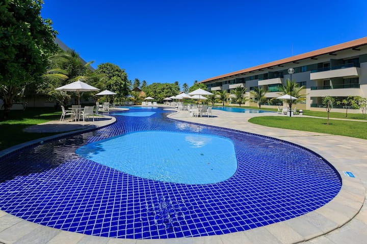 Vista Piscina - Carneiros Beach Resort (A11-5) - Praia dos Carneiros