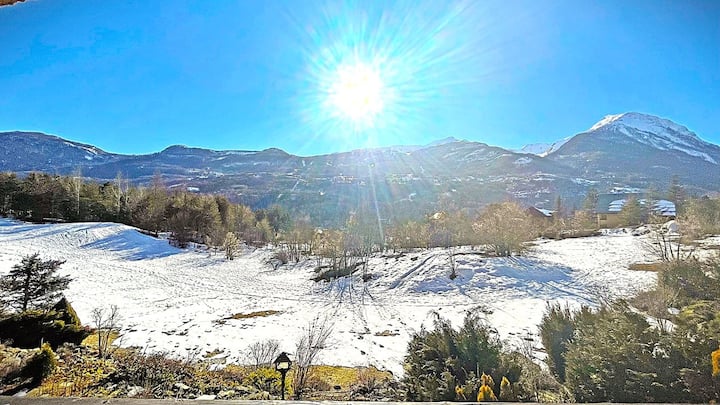 Agréable T2 Vue Montagne 4/6 Personnes - Puy-Saint-Vincent