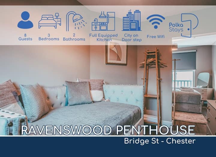 Ravenswood Penthouse By Polkastays - Chester