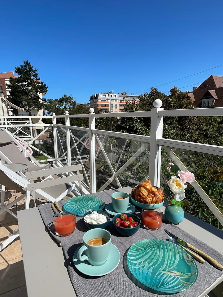 Appartement Lumineux Avec Terrasse - Cabourg