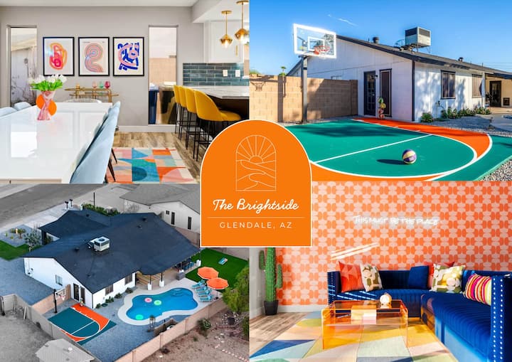 The Brightside | Heated Pool • Bball Court • Bocce - Phoenix, AZ