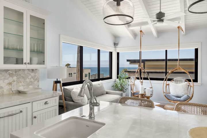Oceanview 2,200 Sf Home | Steps To Beach | Gym - Manhattan Beach, CA