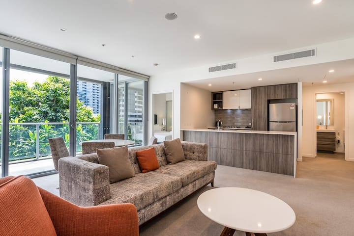 Modern 2bedroom Apartment+parking Southbrisbane - Windsor, Australia