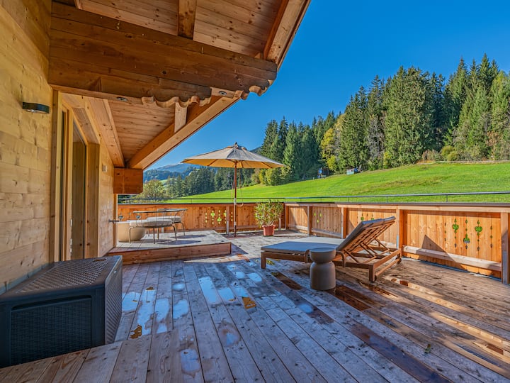 Appartement Avec Terrasse En Bois Et Sauna - Mittersill