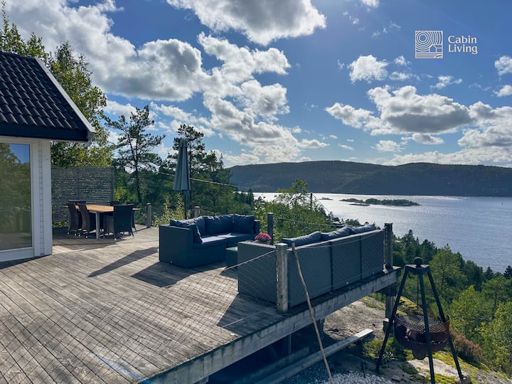 Charming Drøbak Cabin: Breathtaking Fjord Views - Drøbak