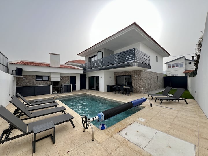 Villa Sol & Caparica - Jacuzzi & Piscine Chauffée - Costa da Caparica