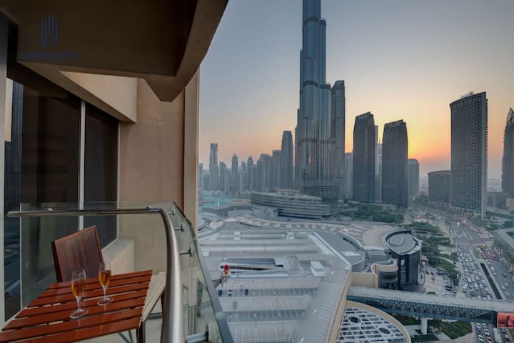Chic Downtown Studio | Dubai Mall + Burj Khalifa - Dubái