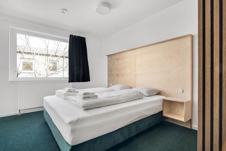 Double Hotel Room | Shared Bathroom & Kitchen - Copenhaguen