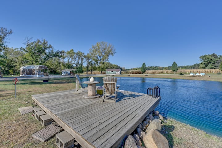 Steamboat Rock Cabin Near Trails & River! - Pine Lake State Park, Eldora