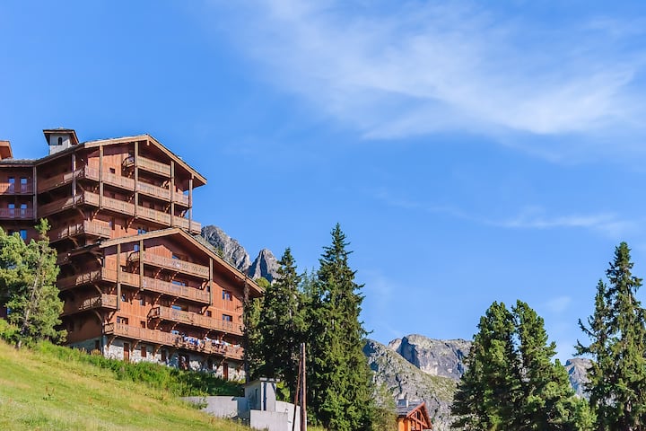 T4 De Charme Avec Accès Direct Aux Pistes |Piscine - Belle Plagne