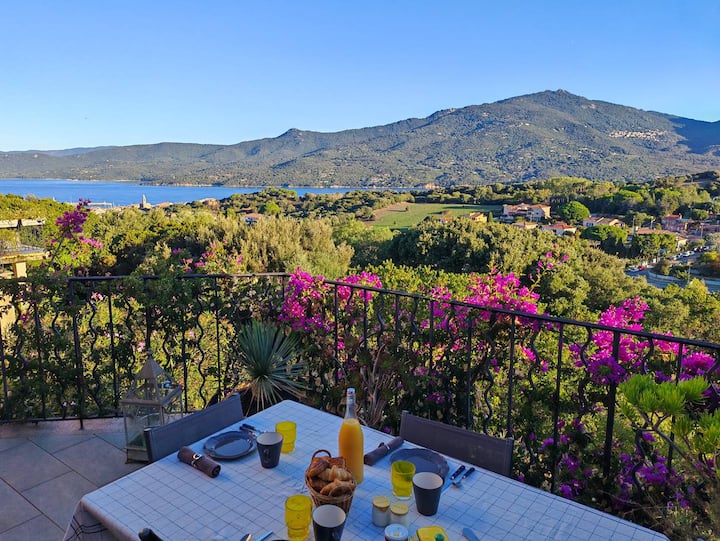 Villa Kalliste 3 Pièces Avec Vue Mer Sur Les Haute - Propriano