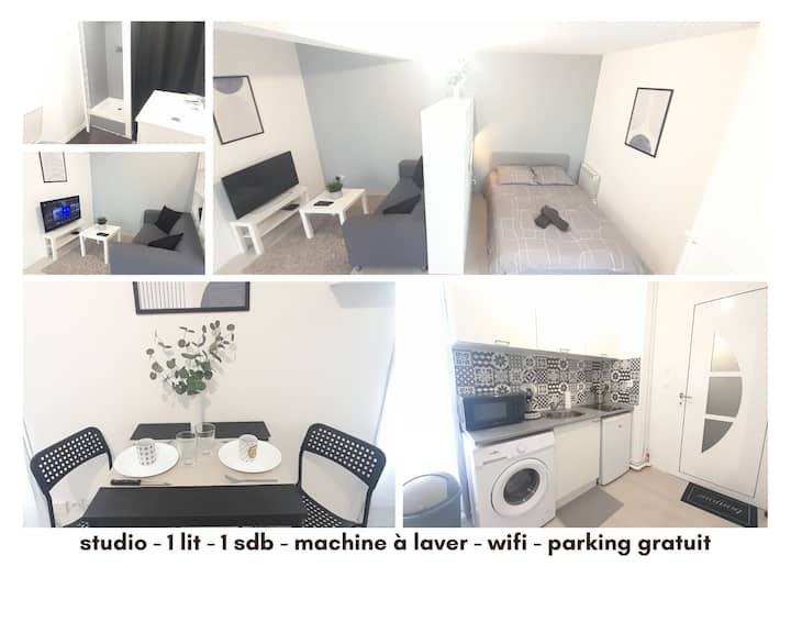 Studio Cosy «Le Barangeon» à Vierzon - Wifi - Vierzon