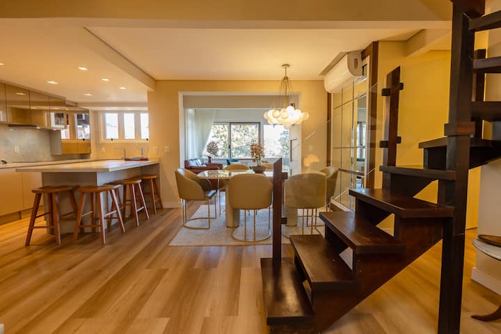 Novo! Duplex 4d (3 Suites) A 600m Da Rua Coberta - Brazil