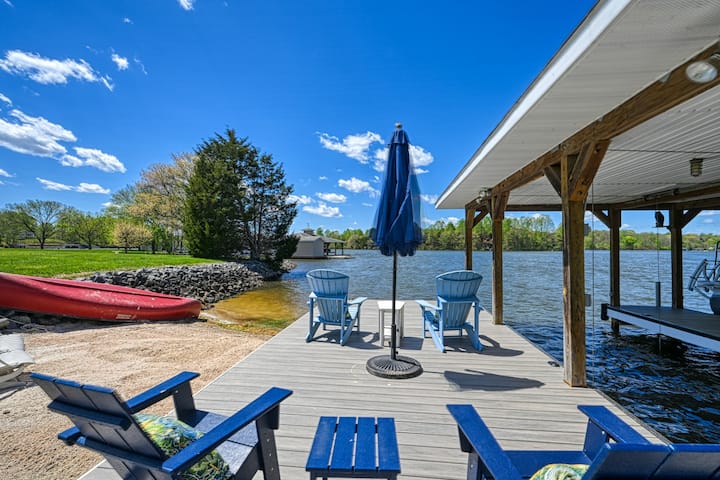 4br Lakefront Lake Anna|kayaks|firepit|boat Slip - Lake Anna, VA