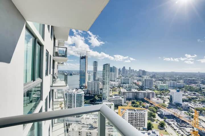 Miami Paraiso, Modern Rooftop Pool Walk To Midtown - Miami, FL