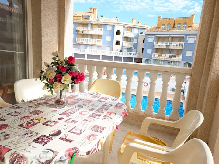 Apartamento Con Aire Acondicionado Y Piscina - Torreblanca