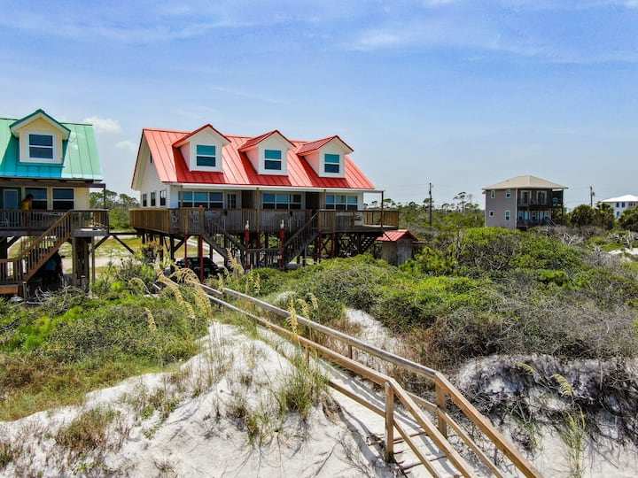 Recess B Gulf Front Triplex - Cape San Blas, FL