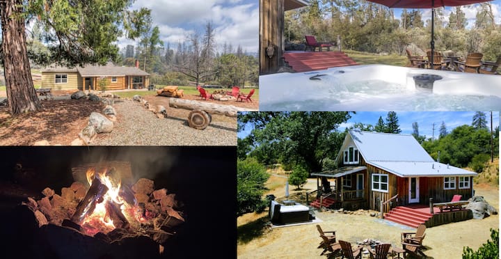 Rare 12-guest Cabins W/ Hot Tubs, Fire Pits & Pets - Yosemite National Park, CA