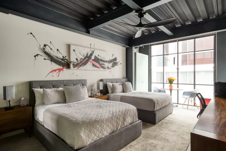 2 Beds Loft | Ac | Roma Norte - Mexico City