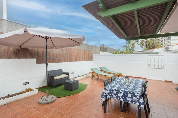 Bungalow Playa Del Inglés-terrace & Pool - Playa del Inglés